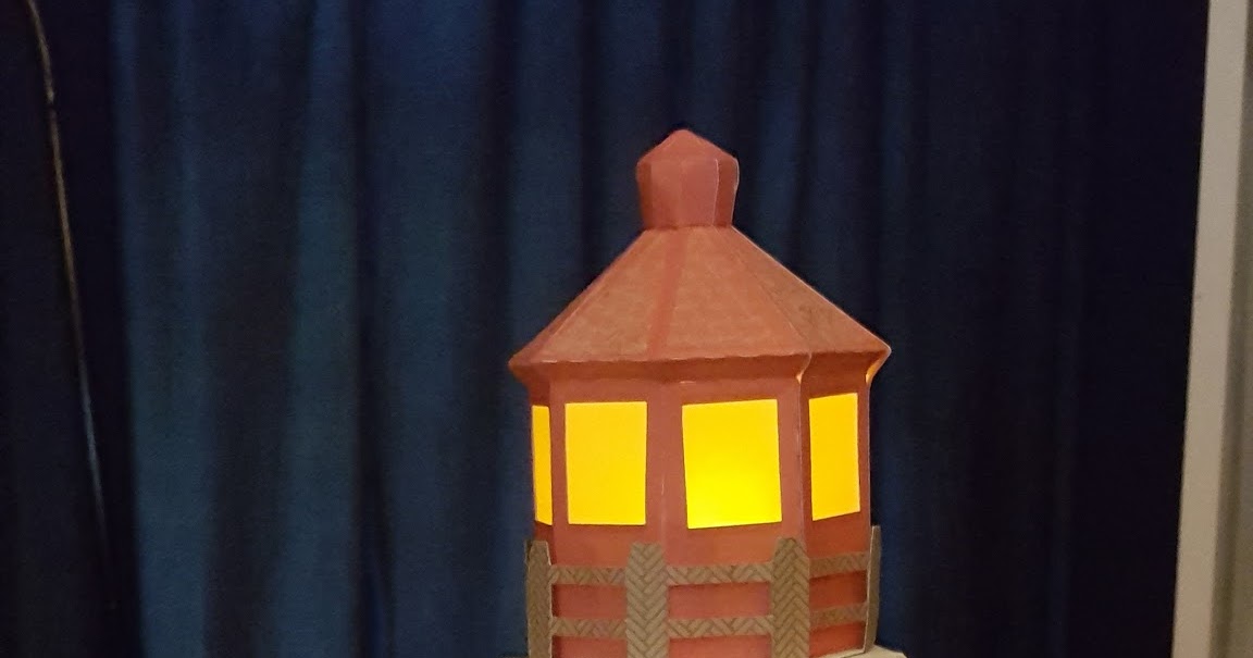 Crafting With Crystal: Paper Lighthouse