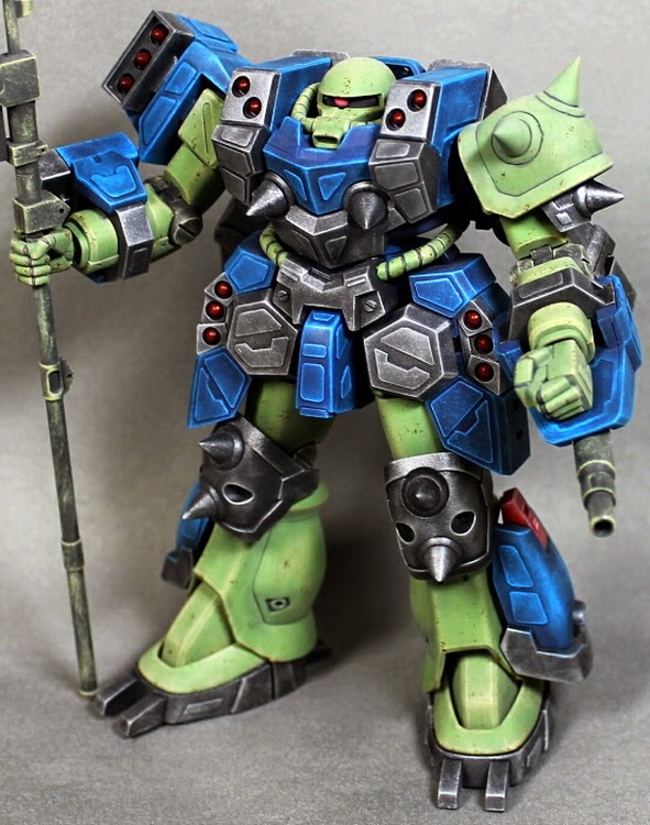 Custom Build: HG 1/144 Super Custom Zaku F2000 "Heavy Armor Zaku II ...