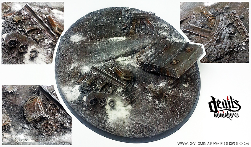 DEVIL'S MINIATURES: TAU Riptide base.