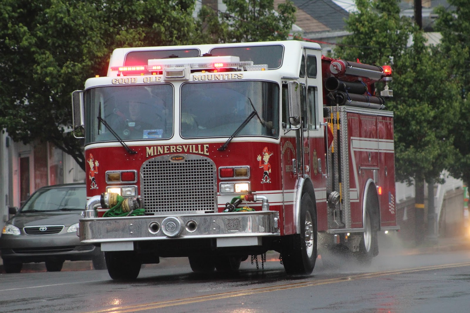 Friendship Fire Company Kicks Off Block Party with Fire Truck Parade