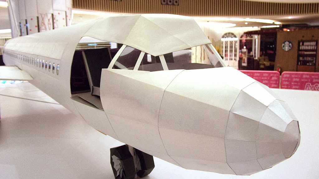 Kade Chan Origami Blog 香港摺紙工作室 (日誌): Airbus A320 papercraft @ PopCorn ...