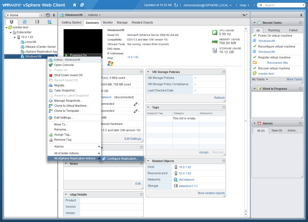 Hostile Coding Vmware Vsphere Replication Part 6 Perform Recovery