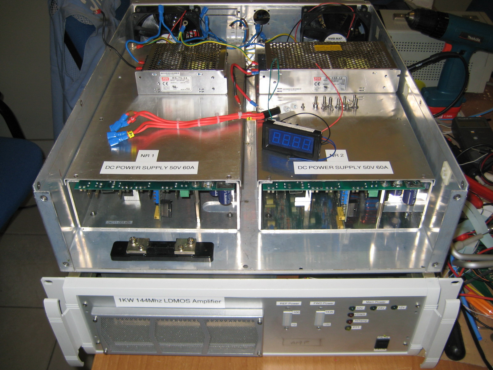 1 KW 2M LDMOS Amplifier ~ ZS1II - VE2EK Amateur Radio Website