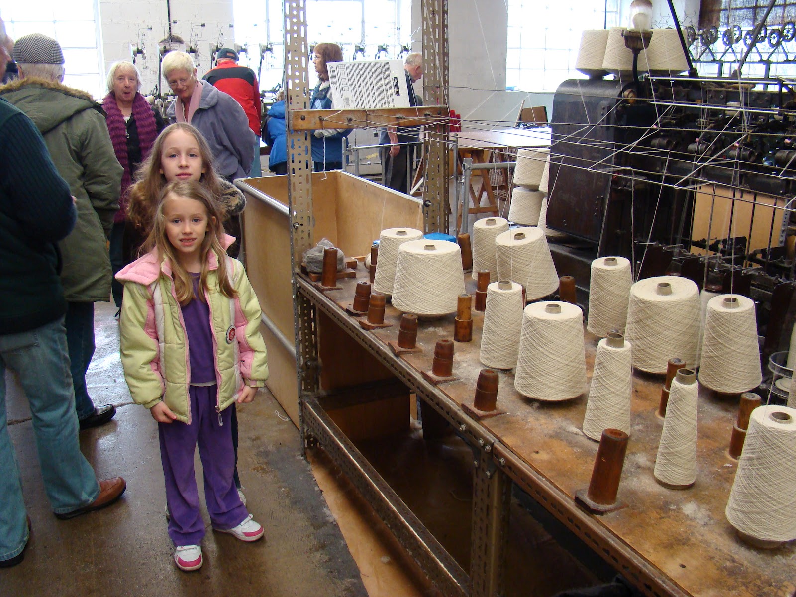Belangers in the UK: Wales Trip - Wool Mill
