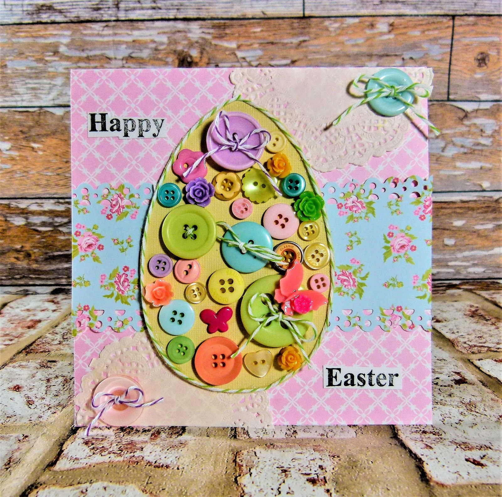 How To Create A Cute Button Easter Card With Whisker Graphics | Life in ...