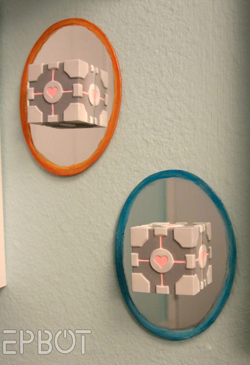 EPBOT: DIY Mini Wall Portals & Companion Cubes