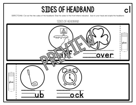 Emily Jane Creates: CROWN HEADBANDS-Alphabet, Blends, Digraphs, Magic e ...