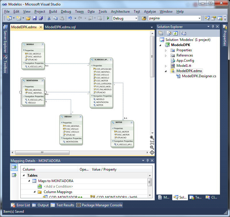 Devbutze: Generate Oracle-Database from EDMX
