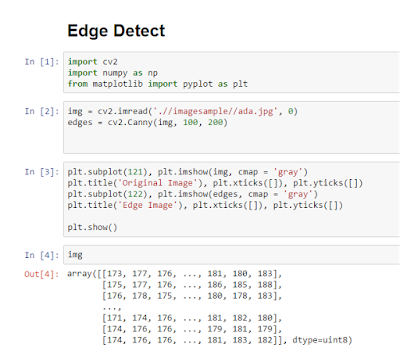 PYTHON / OpenCV Edge Detect