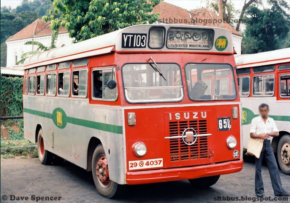 SLTB buses - ශ්‍රී ලංගම බස්: SLCTB bodied ISUZU BF40 bus from SLCTB ...