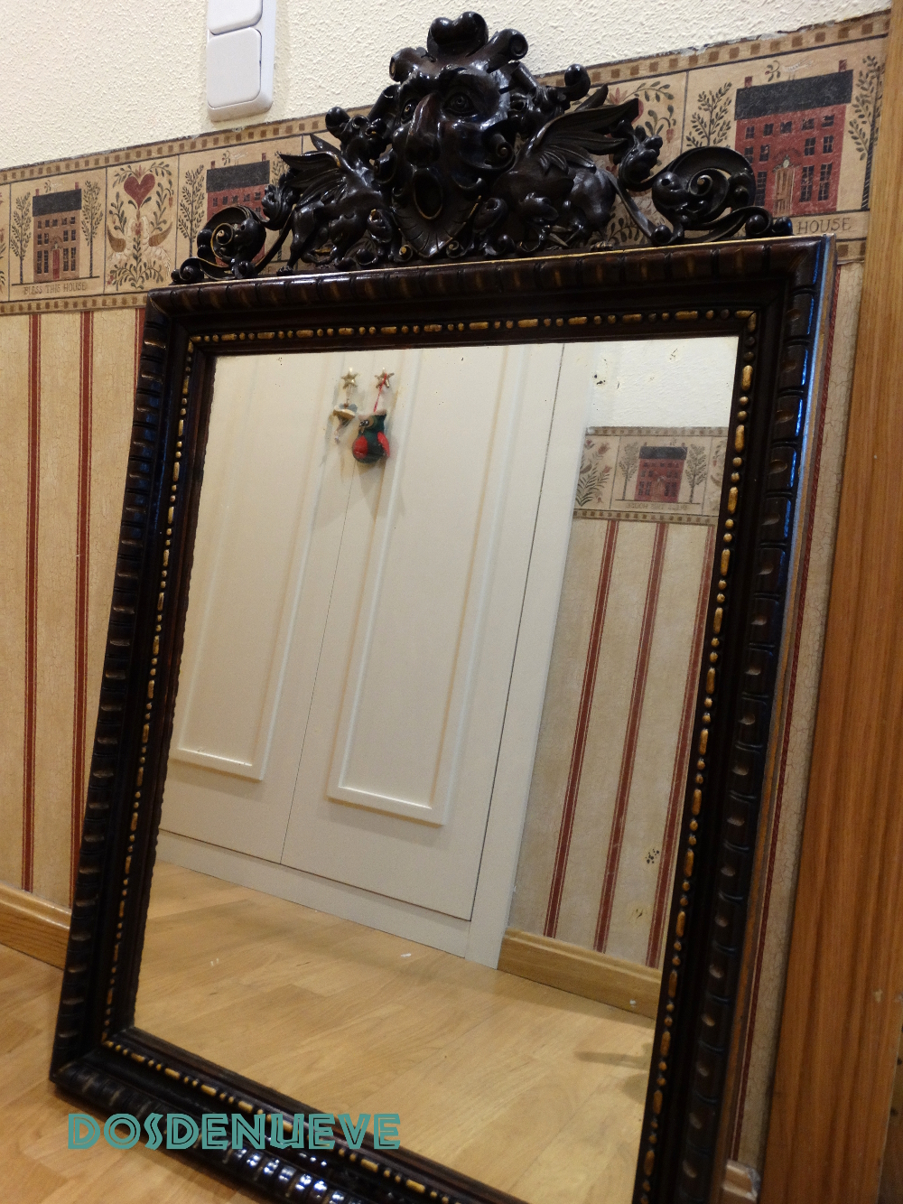 Pintando un espejo antiguo