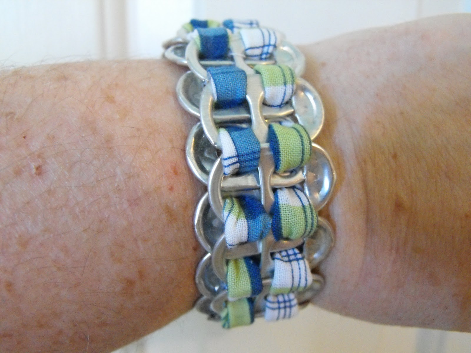 Kreations Done By Hand: New Soda Tab Bracelet