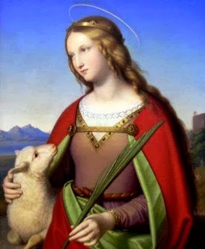 Oración cristiana: Oración a Santa Inés