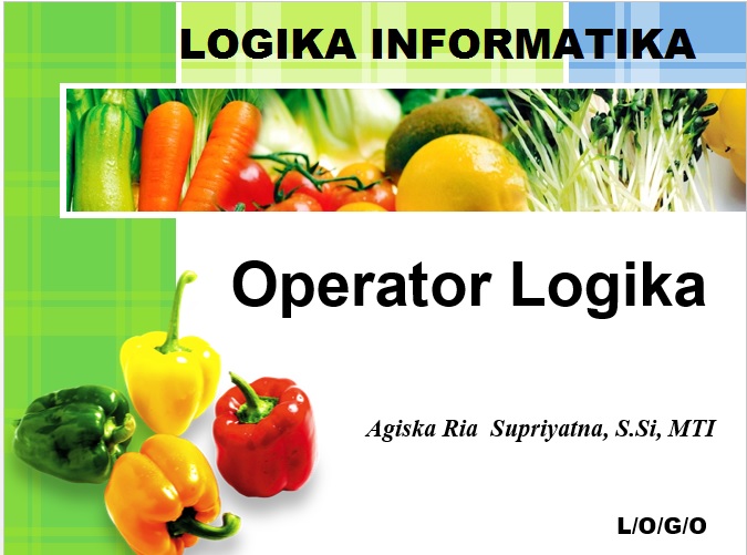 Materi Logika Informatika D3 Manajemen Informatika Lengkap-Operator ...