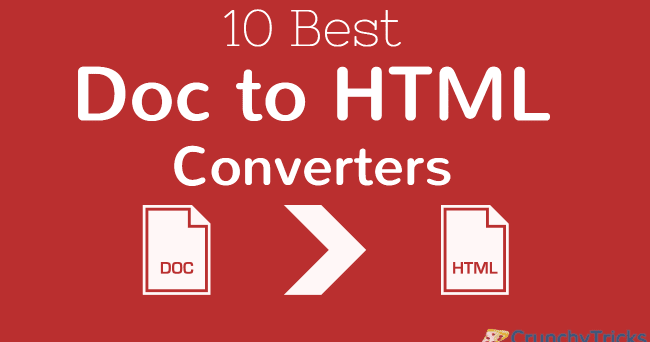 10 Best Word (Doc) to HTML Converters Free Download