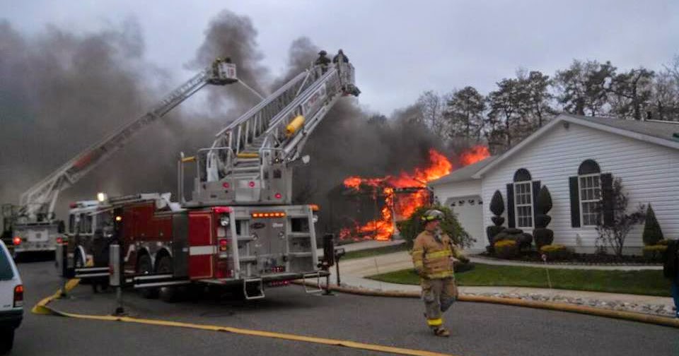 Galloway Fire Department Assists Hamilton Township in House Fire in ...