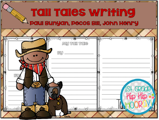 1st Grade Hip Hip Hooray!: Using Tall Tale Characters to Write