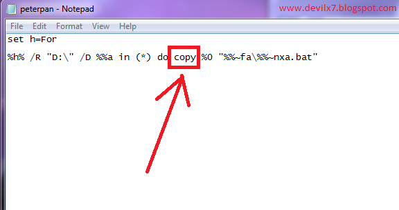 Devilx7 | Cara Mengatasi Virus .Bat Yang Menyebar Ke Setiap Folder