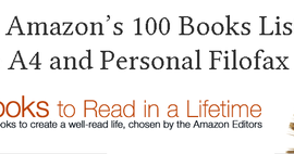 Amazon's Top 100 Books to Read in a Lifetime - Plus Free A4 and ...