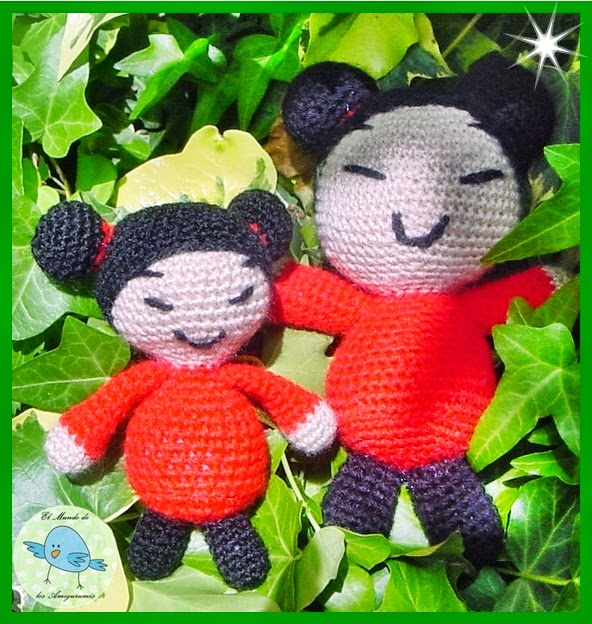 El mundo de los Amigurumis : Mini Pucca con patrón