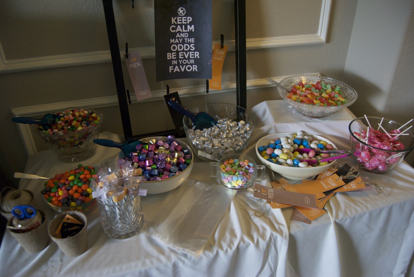 More {than} Mac & Cheese: Hunger Games Party - food setup