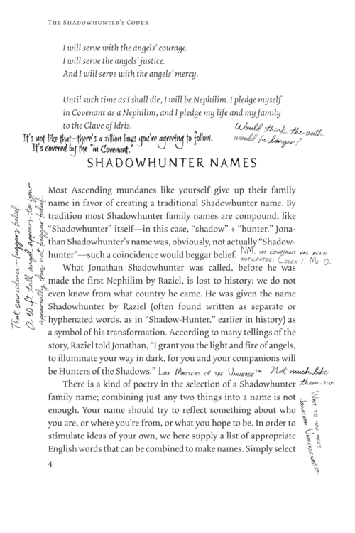 A Look Inside of THE SHADOWHUNTER'S CODEX | TMICanada