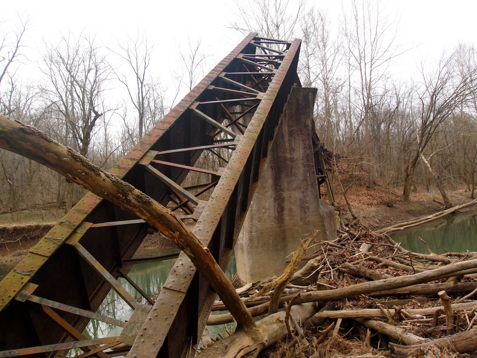 SWPA Rural Exploration: Abandoned Mather PA Mine Railroad Bridge