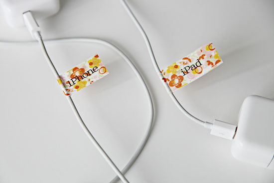 IHeart Organizing: Quick Tip: Cute Cord Labels