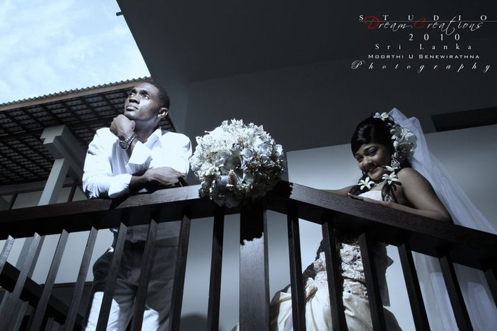 Ceylon Celebrities: Jacob Okpara and Shey Okpara by Moorthi