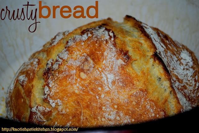 homemade crusty bread
