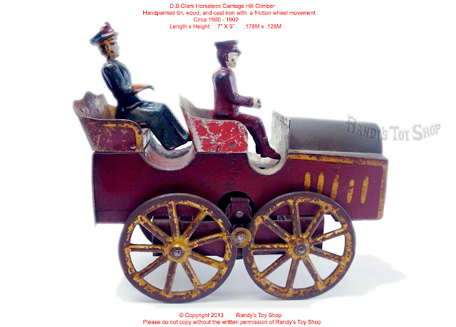 Old Antique Toys: A Fine Hill-Climber Toy from Randy's Toy Shop