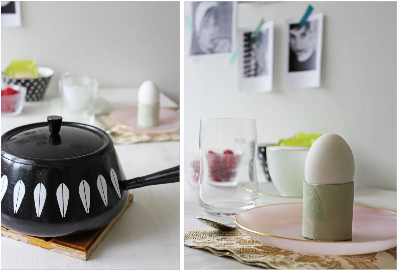 Lidyll: DIY: Serviett-ringer og eggkopper av toalettruller!