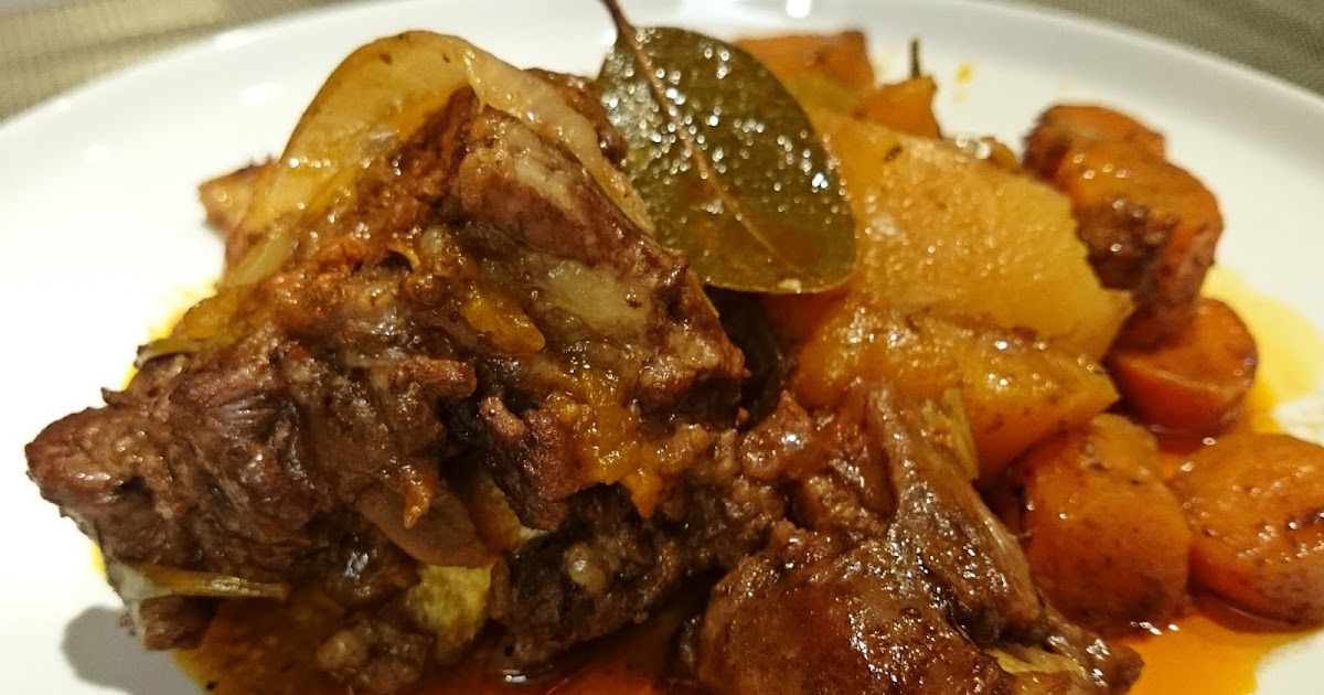 gaminavanagai: lėtai kepta jaučio uodega