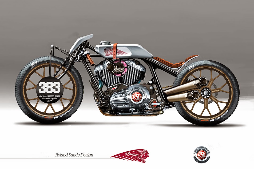 Racing Cafè: Indian "Track Chief" by Roland Sands
