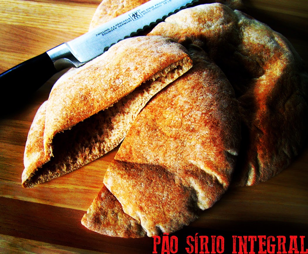 Casa do Marombeiro: Pão Sírio Integral