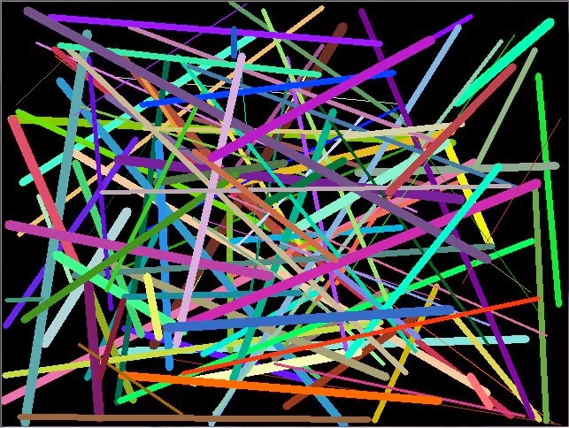 Learn OpenCV by Examples: Random number generator (Drawing colorful ...