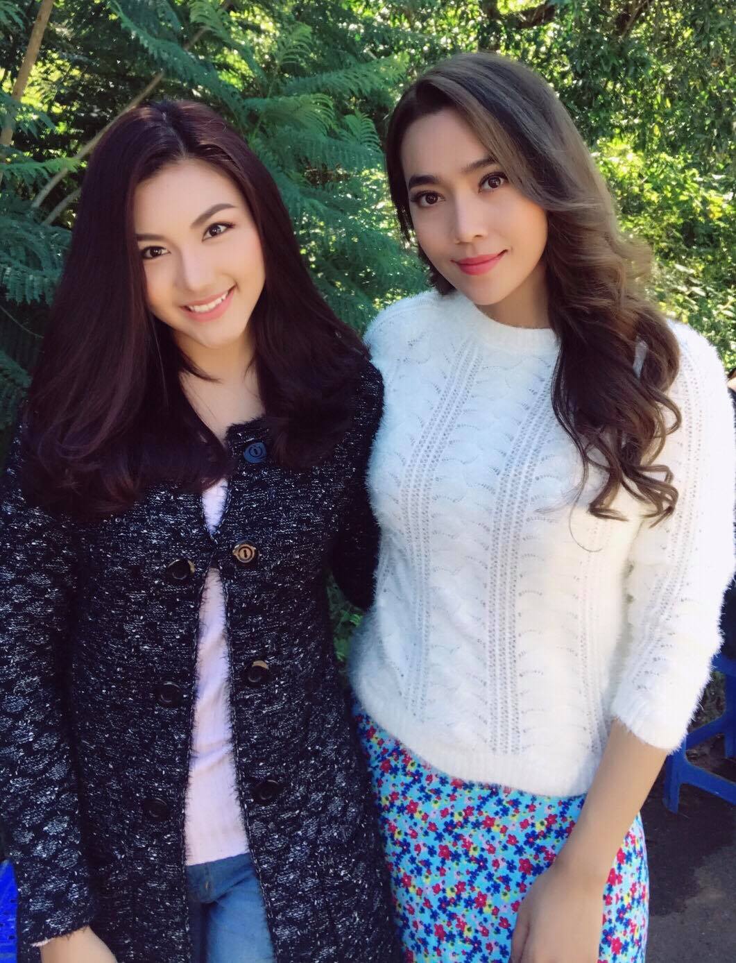 Moe Hay Ko - May Myint Mo Shooting Scenes Snaps and Selfies