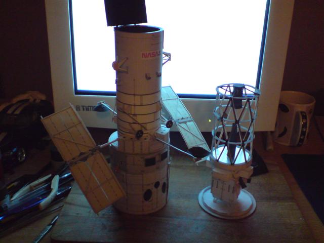1:48 PaperCraft Hubble Space Telescope - Ready for Inspection - SF ...