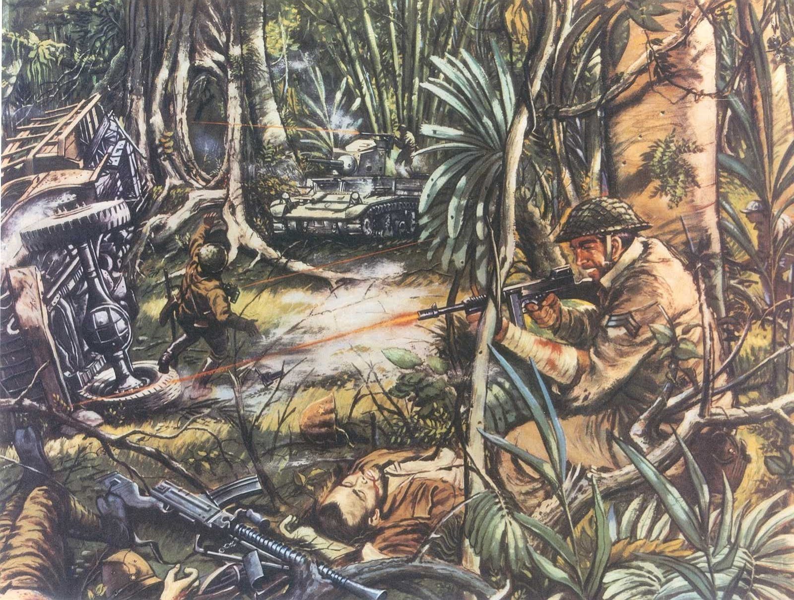 Graphic Firing Table: Decisive Battles: Bataan 1942