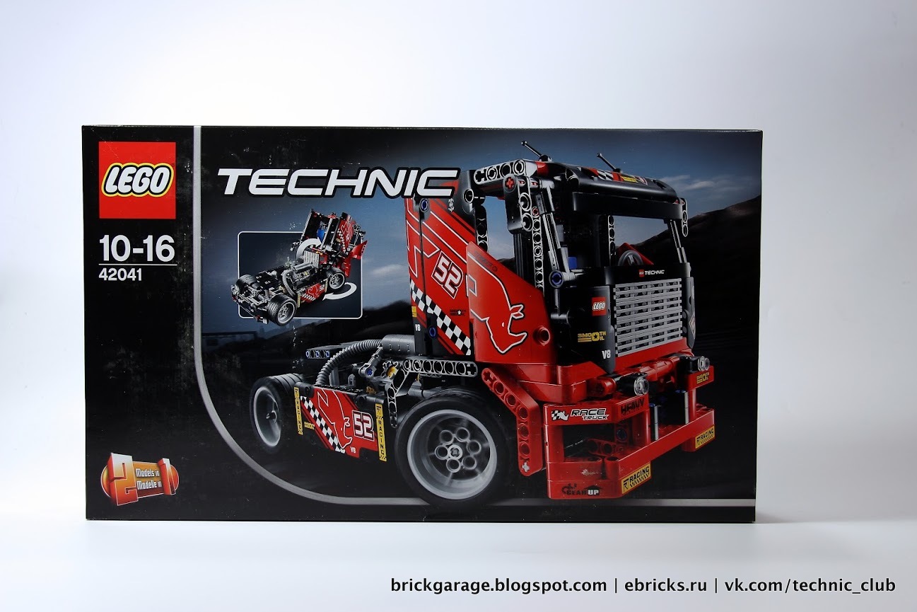 Первый Лего Техник блог: Обзор набора LEGO Technic 42041 Гоночный грузовик