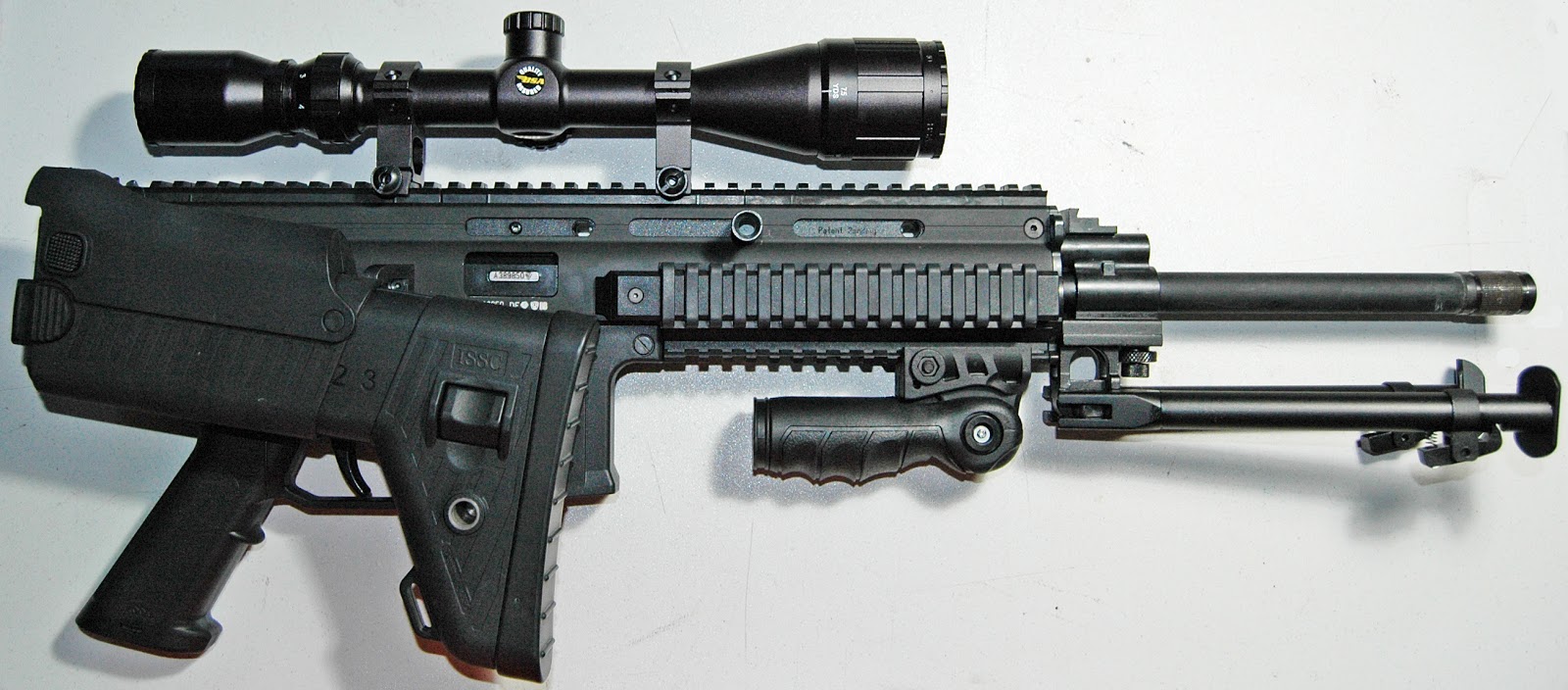 The Robb Collections: ISSC MK22 rifle fully "tacticool"