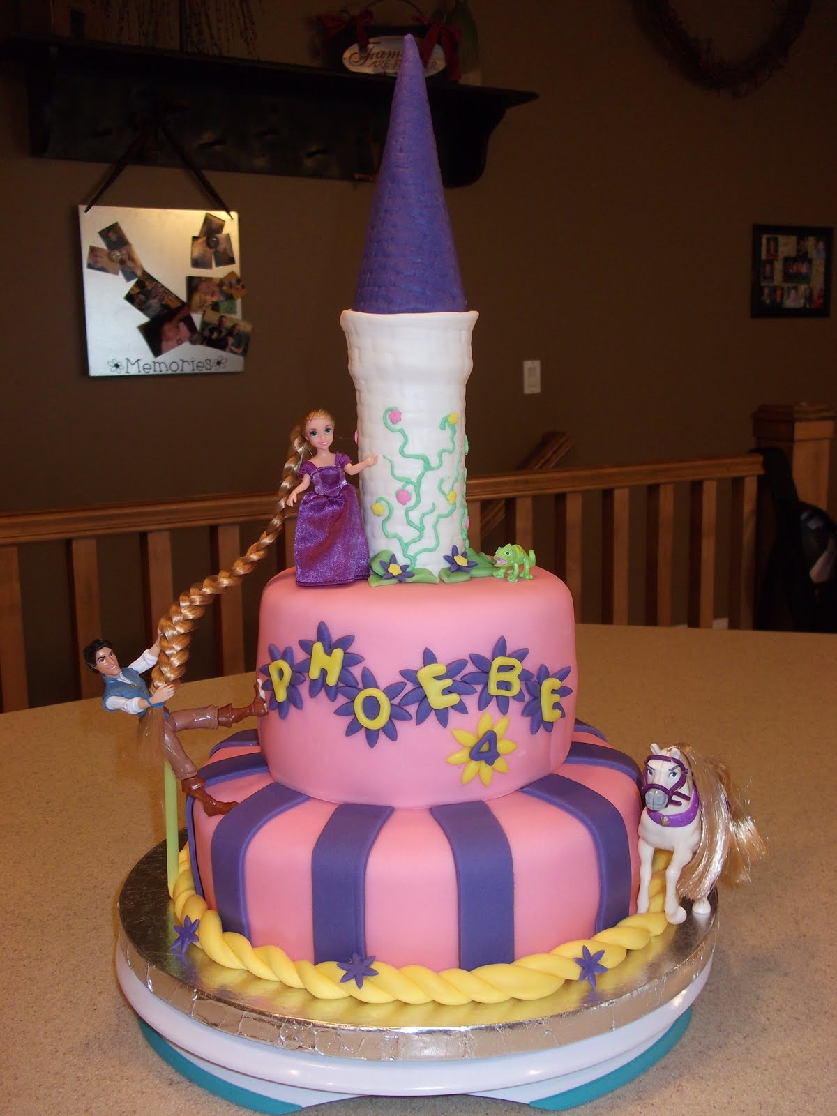 Sarah Lee Cakes: Tangled Cake: Take 2
