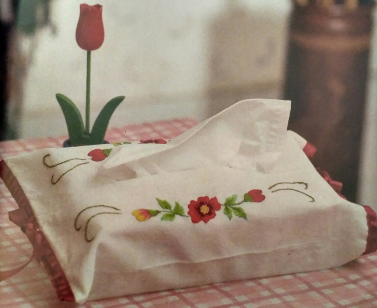 CONTOH HASIL SULAMAN BENANG - Tutorial Sulam Pita