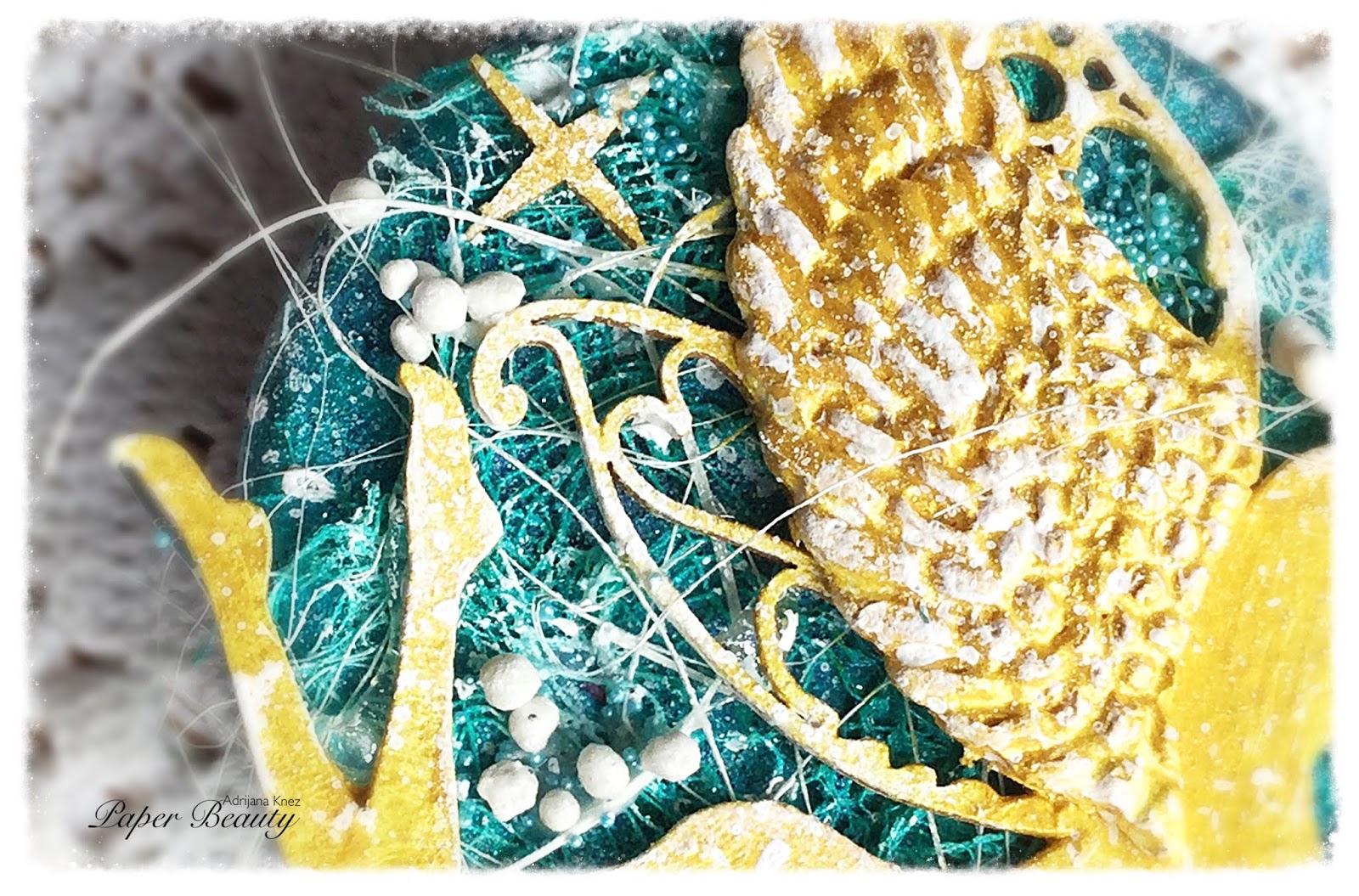 Paper Beauty AK: “Believe in Magic” Altered Face Powder Box for Scrapiniec