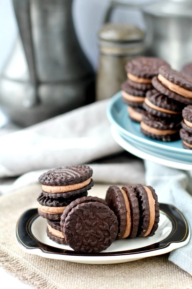 Copycat Oreo Chocolate Creme Cookies | Karen's Kitchen Stories