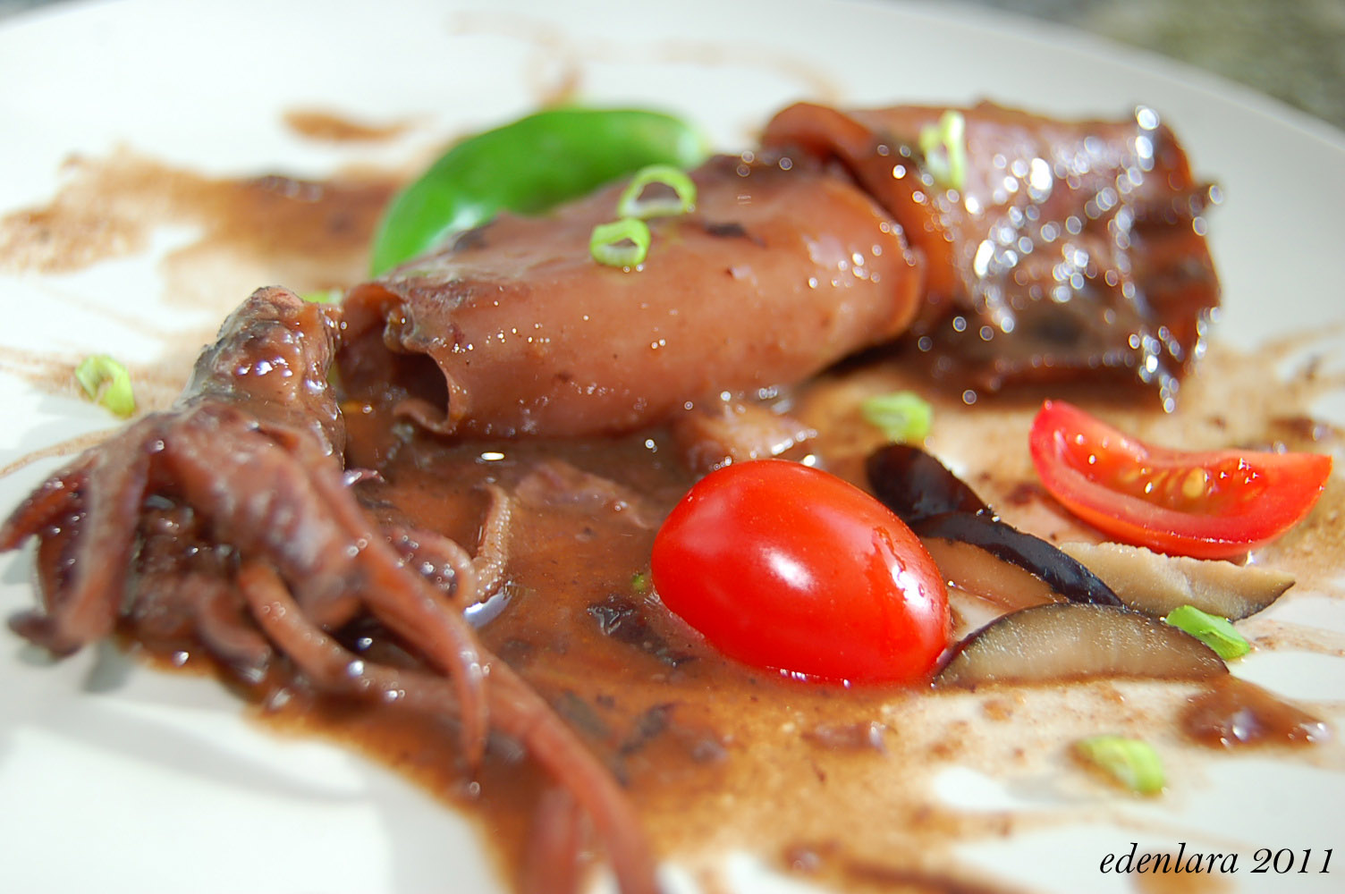 eden's easy recipes: adobong pusit