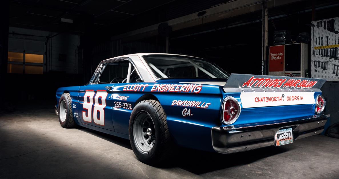 Just A Car Guy: Jody Ridley setting toe with 2 oil cans, a tape measure ...