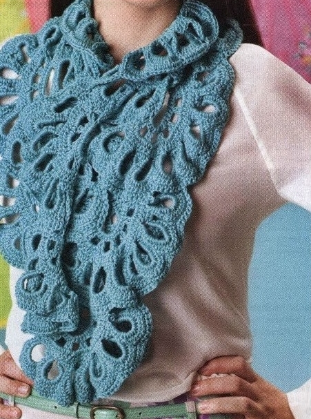 Ergahandmade: Crochet Scarf + Diagram