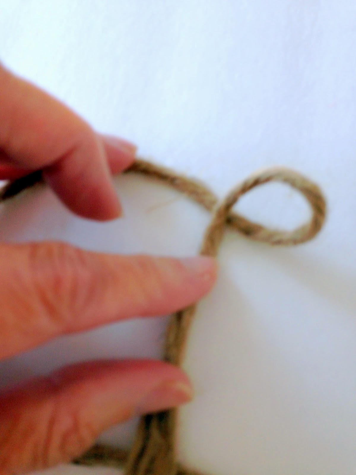 Purple Hues and Me: Loopy Jute Twine Garland With Bells