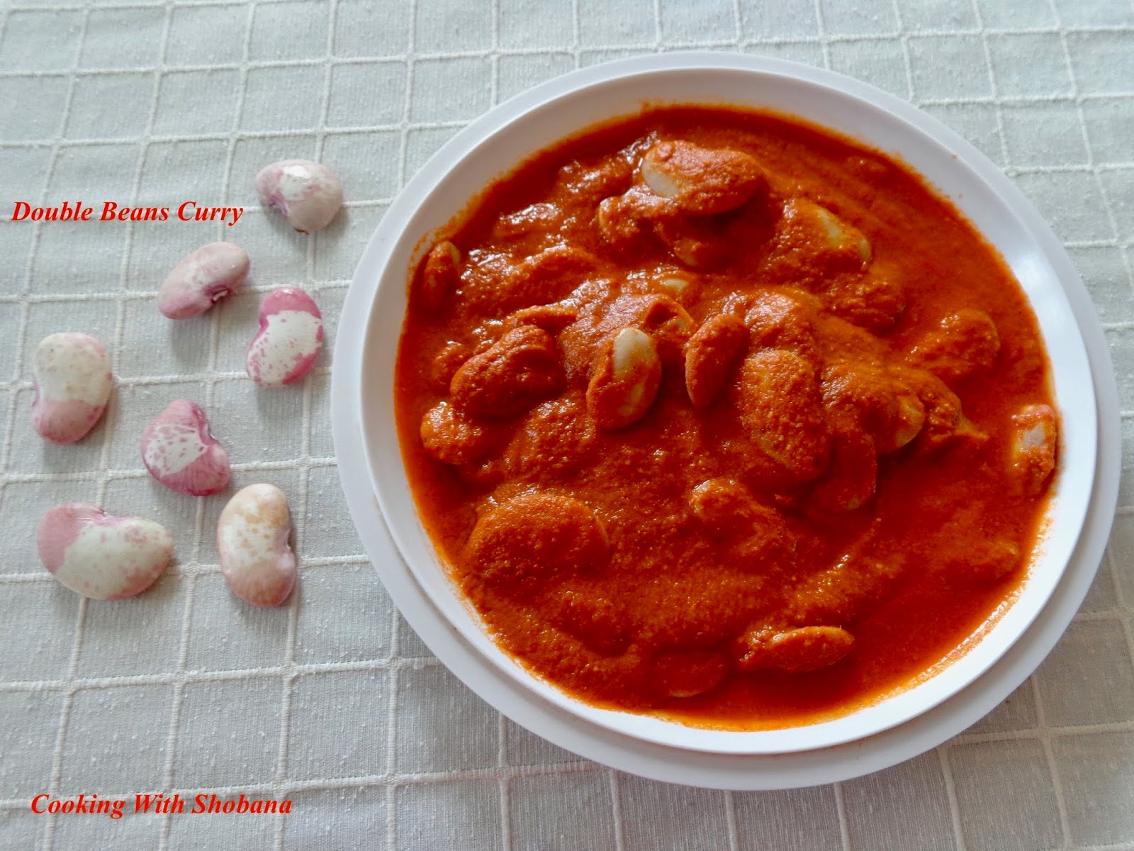 Cooking With Shobana : DOUBLE BEANS CURRY